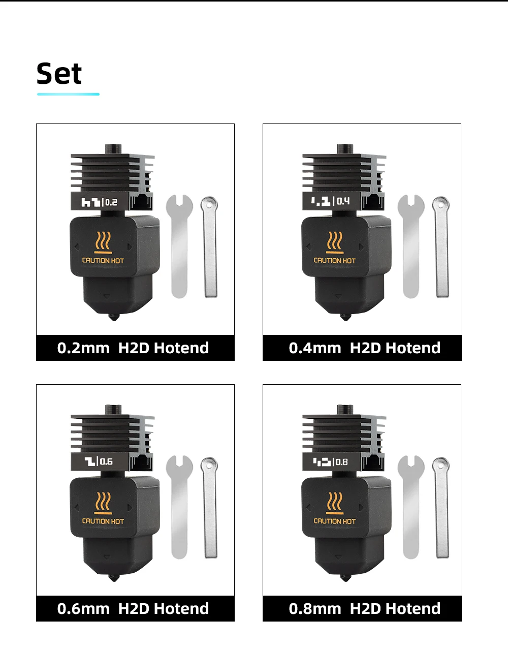 Bambu Lab H2D Assembly Hotend Kit