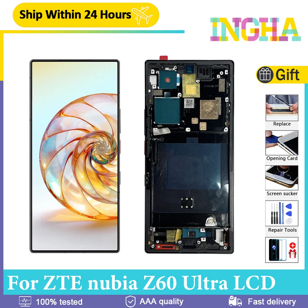 Original-6-8-AMOLED-For-ZTE-nubia-Z60-Ultra-LCD-Display-Touch-Digitizer ...