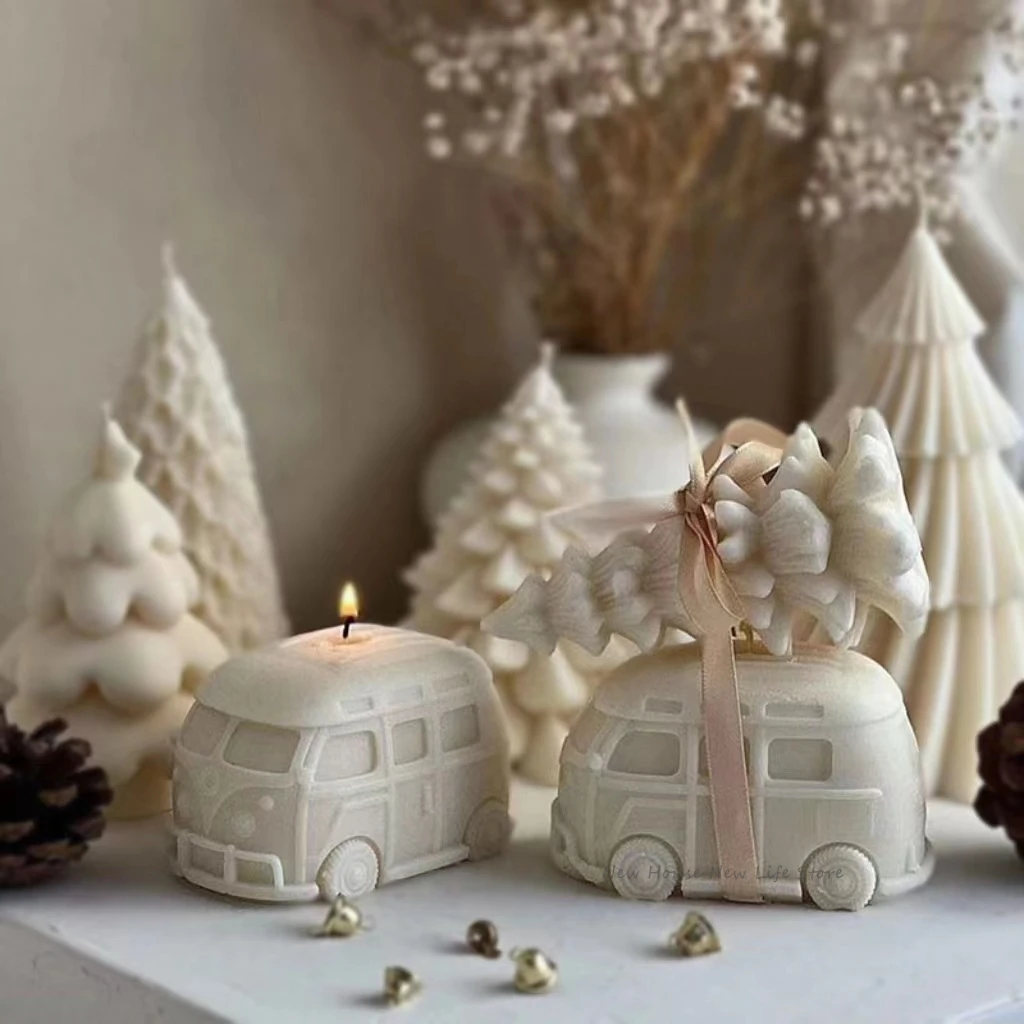 Vintage-Retro-Mini-Car-Candle-Molds-DIY-Cartoon-Car-Scented-Candle ...