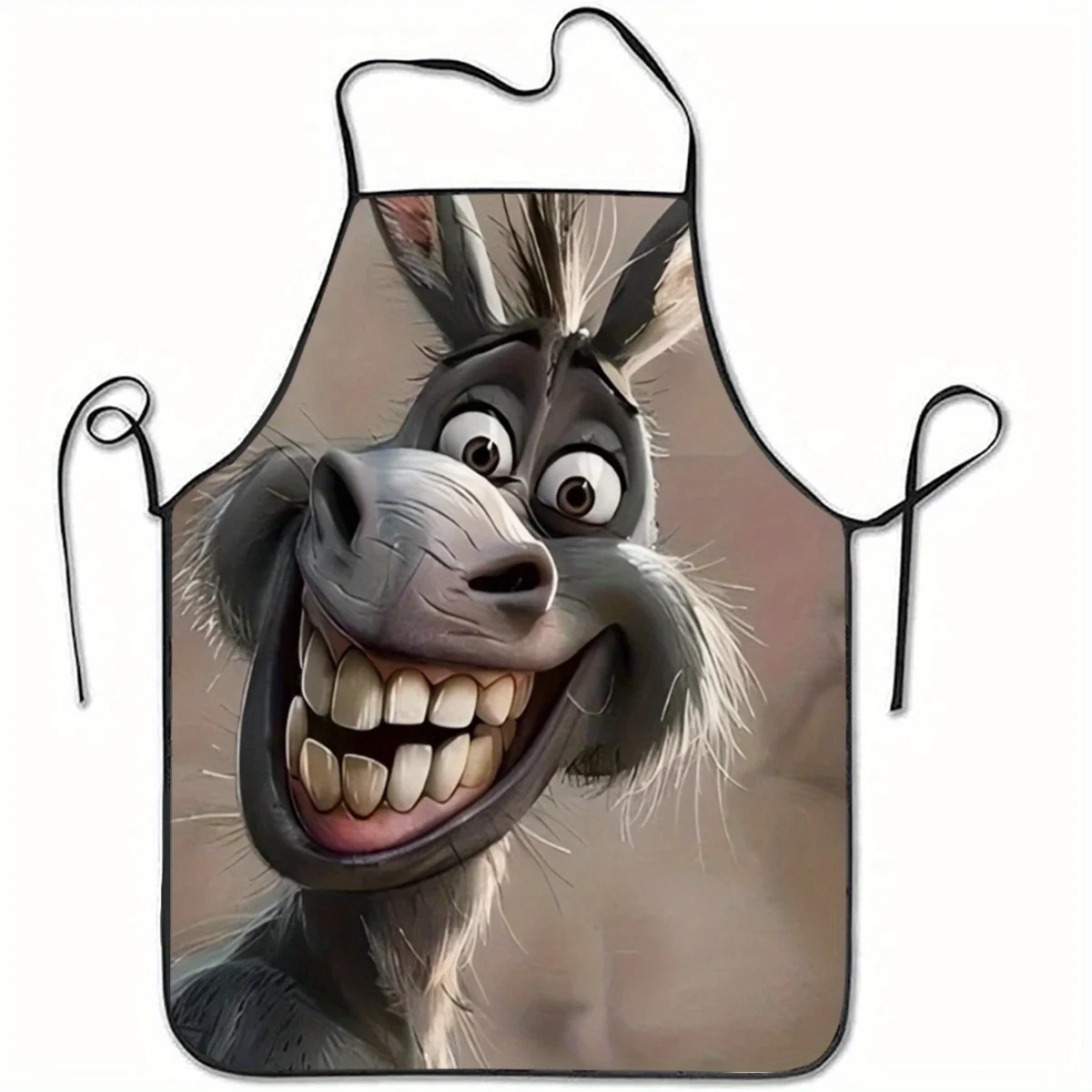 Classic Vintage Apron with Illustrated Character Design and Shine ...