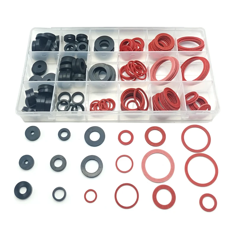 141pcs Rubber Sealing Washer Faucet Gasket Pipe Hose Sealing Rings ...