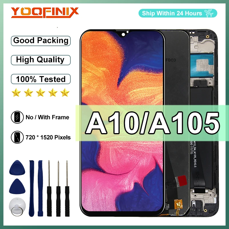 Original LCD For Samsung Galaxy A10 Display A105 SM-A105F LCD Screen ...