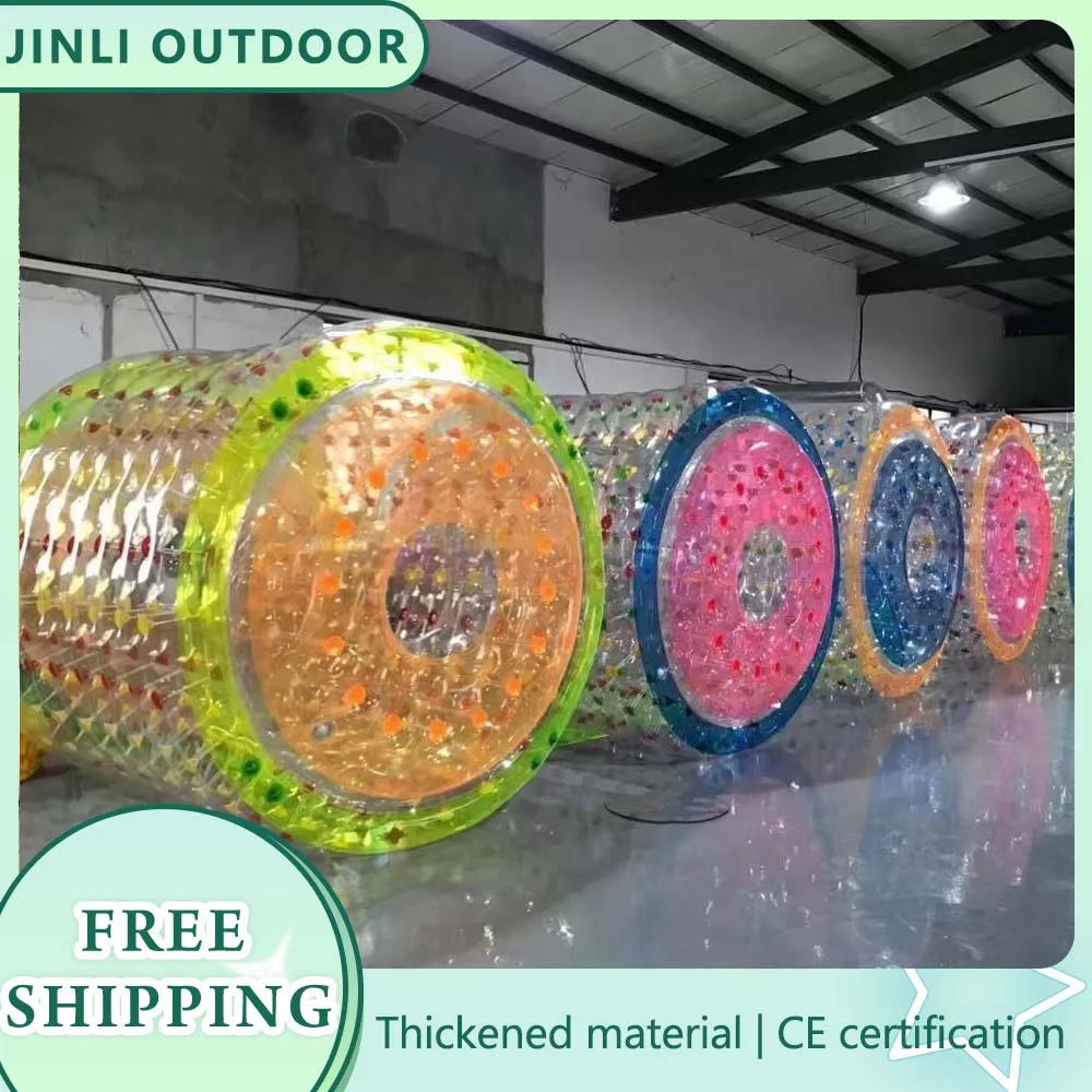 Water Roller Thickened Inflatable Water Park Equipment Children's Hand ...