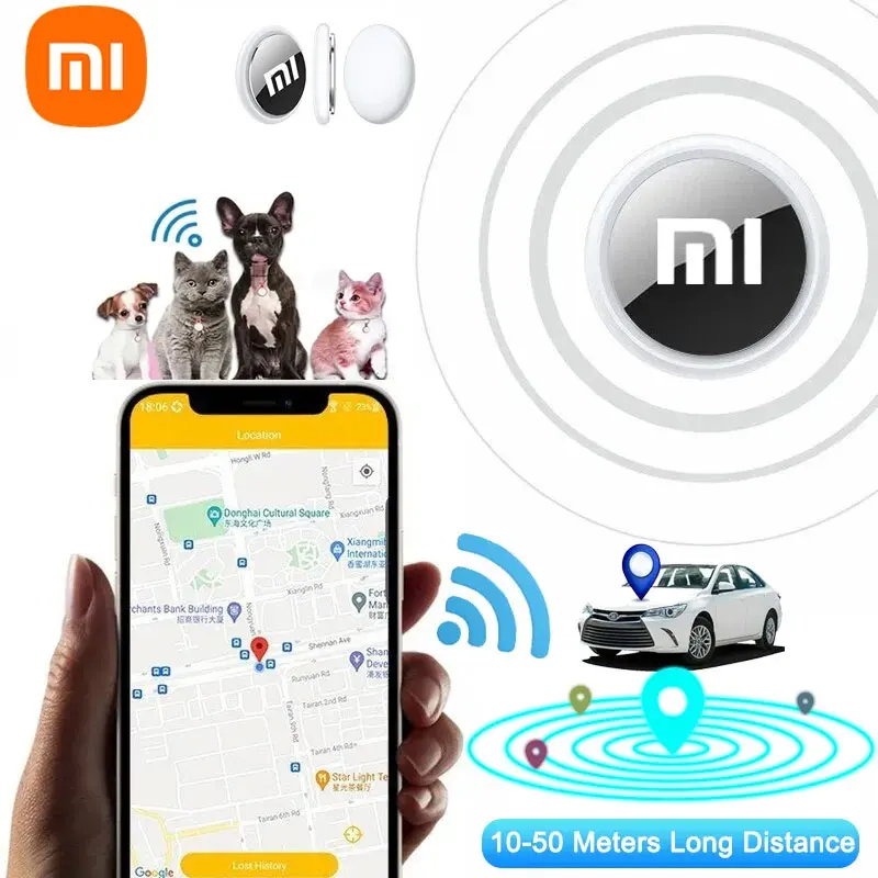 Xiaomi-Mini-GPS-Tracker-Bluetooth-4-0-Smart-Locator-For-Air-Tag-Smart ...
