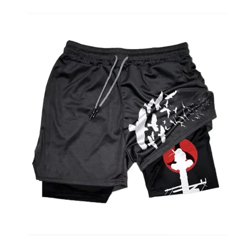 Anime-Gym-Shorts-Men-Women-Manga-3D-Print-2-In-1-Quick-Dry-Sports ...