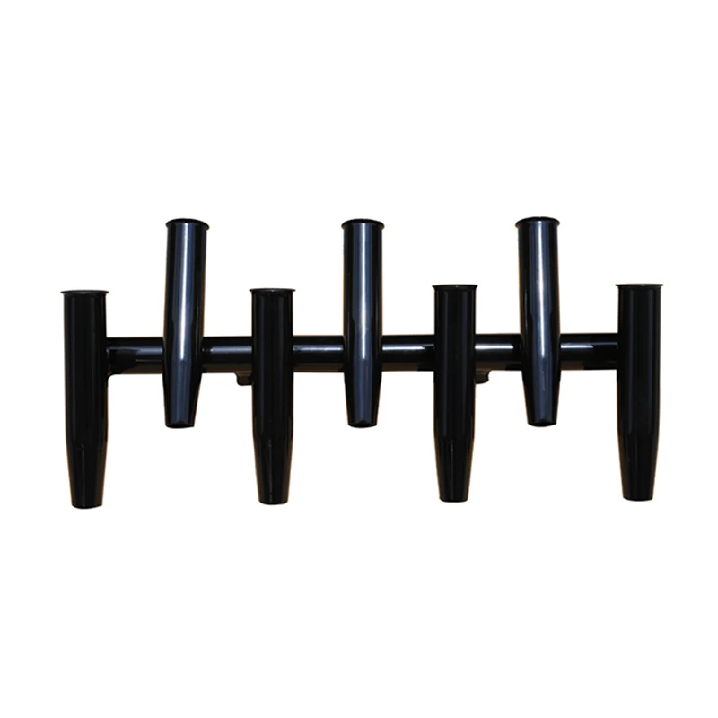 Dolphin-7-Fishing-Rod-Holder-Glossy-Black-Rod-Rocket-Launcher-for-Boat ...