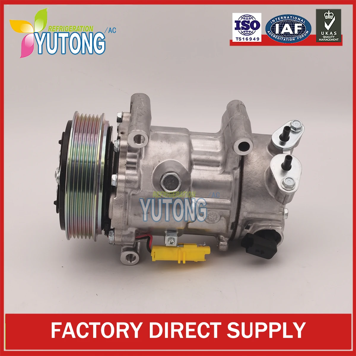 SD6C12 AC Compressor For Peugeot/Citroen 9651910980 9671216280 ...