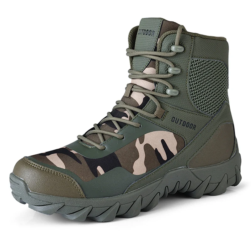 Tactical Boots Men Boots Special Force Desert Combat Boots Outdoor ...