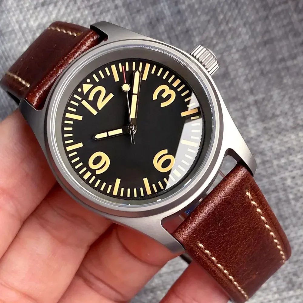 Tandorio-36mm-Small-Pliot-Titanium-Vintage-Military-Brushed-Sapphire ...