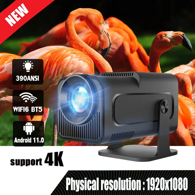 2024new-DITONG-Android-11-390ANSI-HY320-Projector-4K-Native-1080P-Dual ...