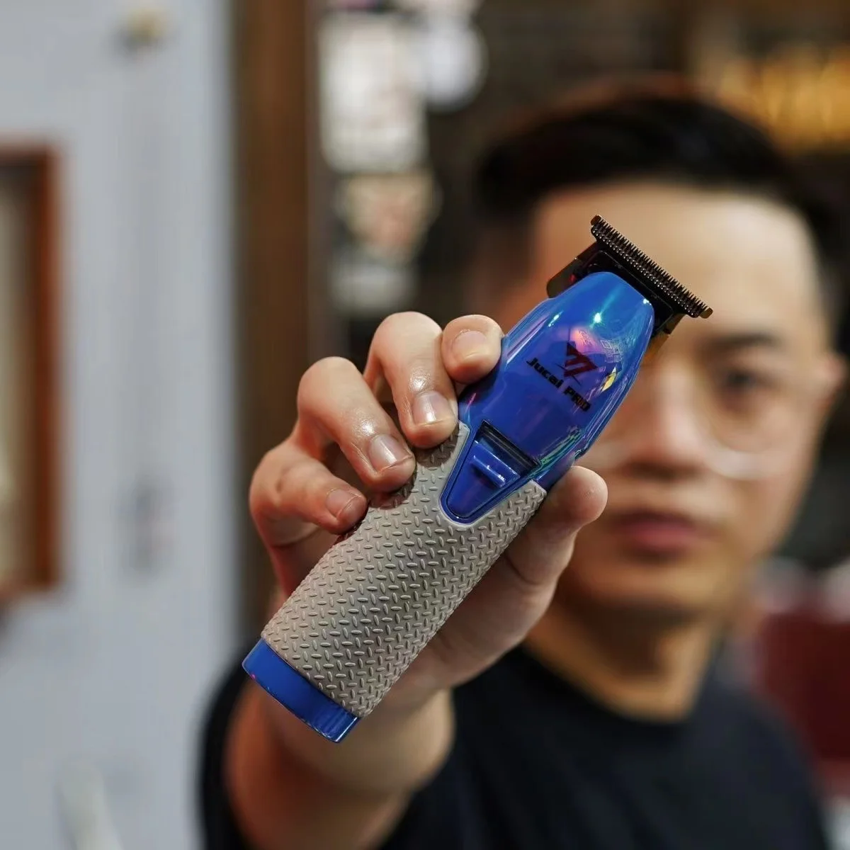 MRD New Professional Clipper Hair Trimme JUCAI Ultra-thin "0 Tooth ...