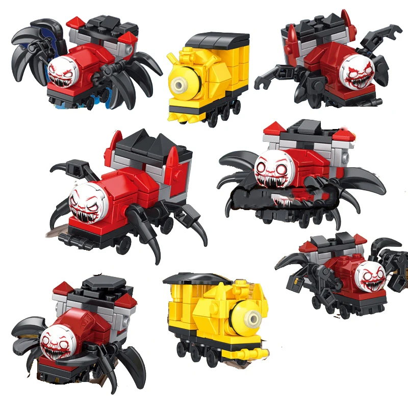 Choo-Choo-Charles-Horrors-Game-Building-Blocks-Demonic-Spider-Train ...