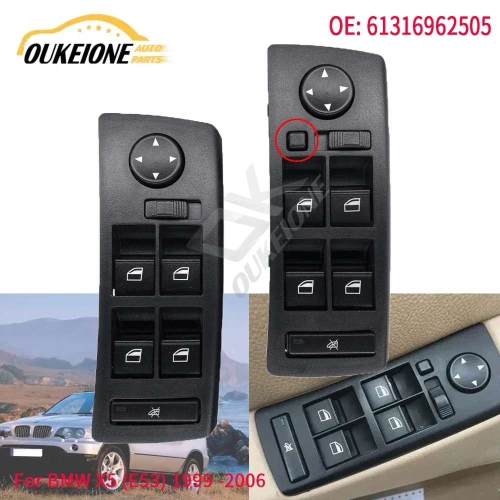 Electric Window Control Switch Lifter Button for BMW X5 (E53) 1999 2000 ...