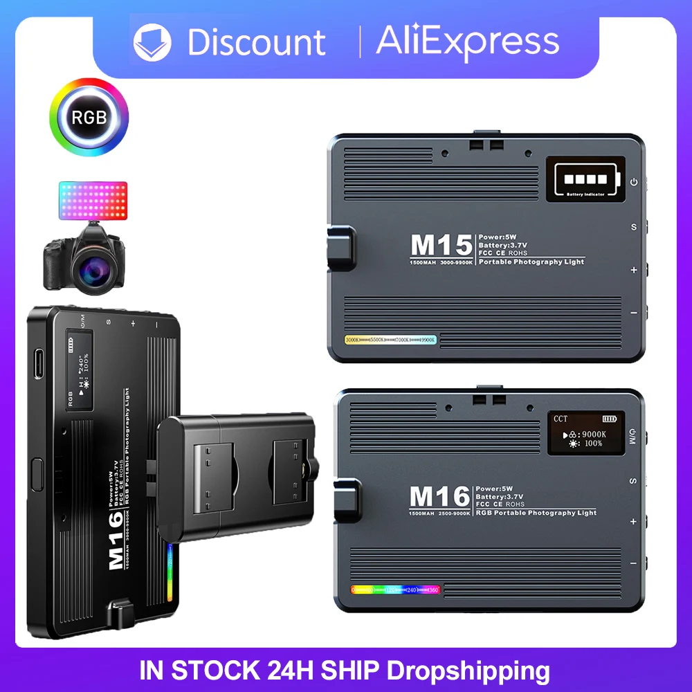 1500mAh-RGB-LED-Video-Light-3000-9000K-Photography-Fill-Camera-Lighting ...