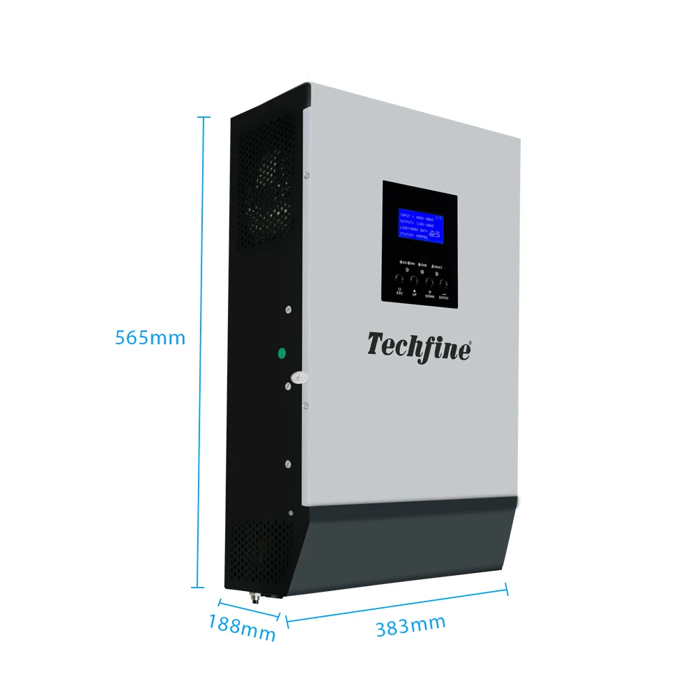 Techfine-Inverter-Hybrid-Frekuensi-Rendah-Kualitas-Tinggi-3KVA-3KW-24V ...