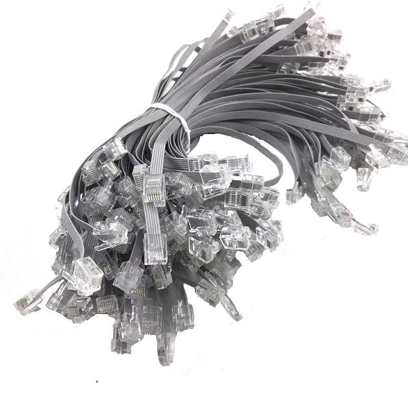 10Pcs-25cm-EV3-Data-Line-Rj25-Crystal-Connector-6p6c-Flexible-Cable ...