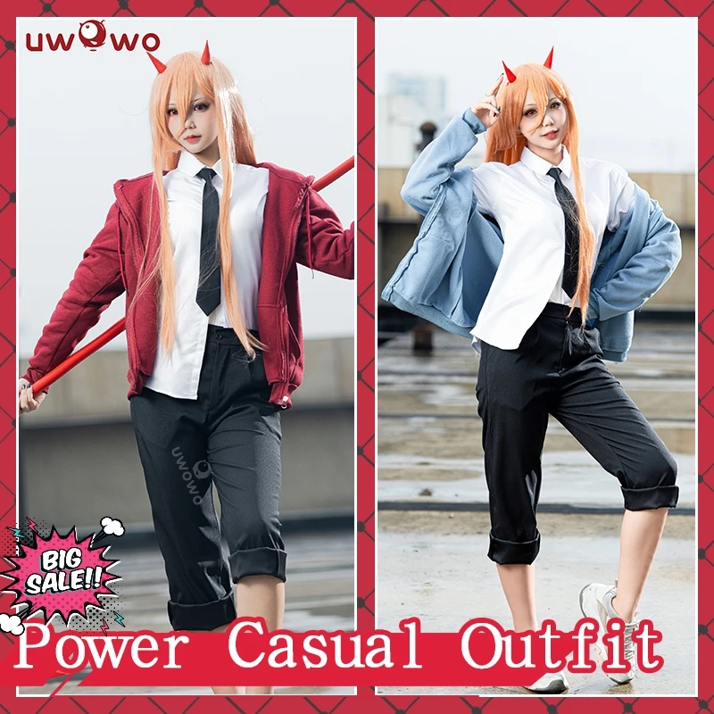 In Stock UWOWO Anime Chainsaw Man Power Cosplay Costume Outfit Adult ...