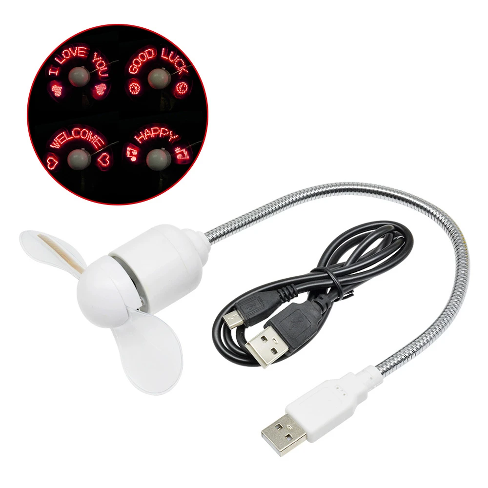 Durable-Adjustable-USB-Gadget-Mini-Flexible-LED-Light-USB-Fan-DIY ...