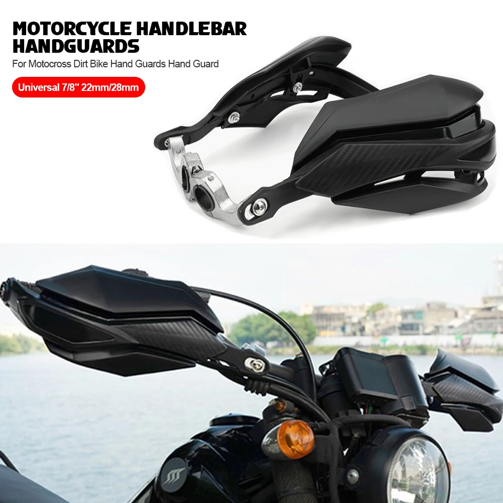 2Pcs-Universal-7-8-22mm-28mm-Motorcycle-Handguards-Handlebar-Guards-for ...