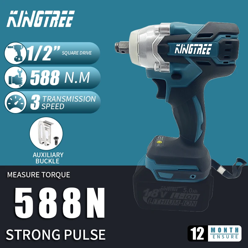 Kingtree-588N-M-Torque-Brushless-Electric-Impact-Wrench-1-2-Cordless ...