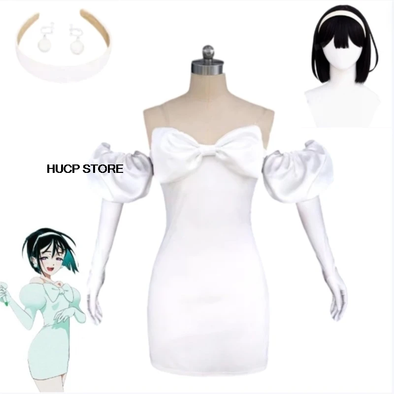 Anime-Alien-Stage-Sua-Cosplay-Costume-Women-Cute-White-Dress-Headwear ...
