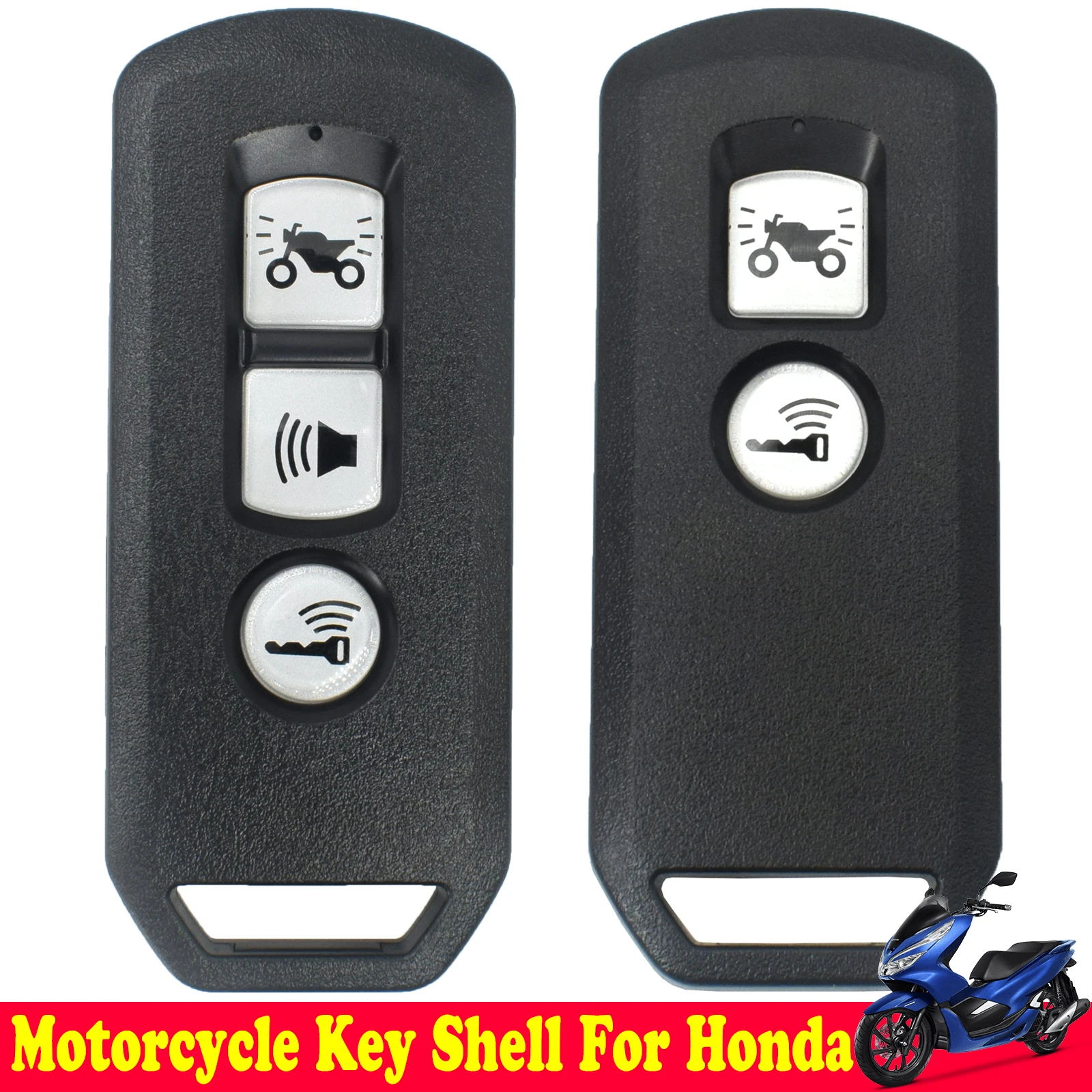 2/3 Buttons Key Remote Shell Case For Honda PCX 150 125 SH125 SH130 ...