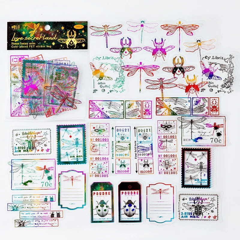30-Sheets-Vintage-Magic-Array-Ephemera-Animal-PET-Sticker-DIY-Diary ...