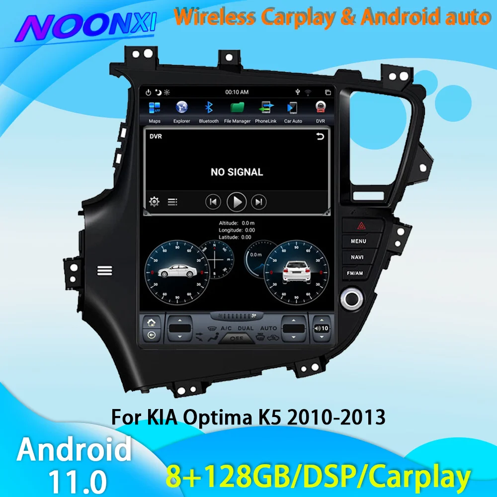 Radio con GPS para coche, reproductor Multimedia con Android 11,0, 2 Din, 8 + 128G, DSP, Carplay ...