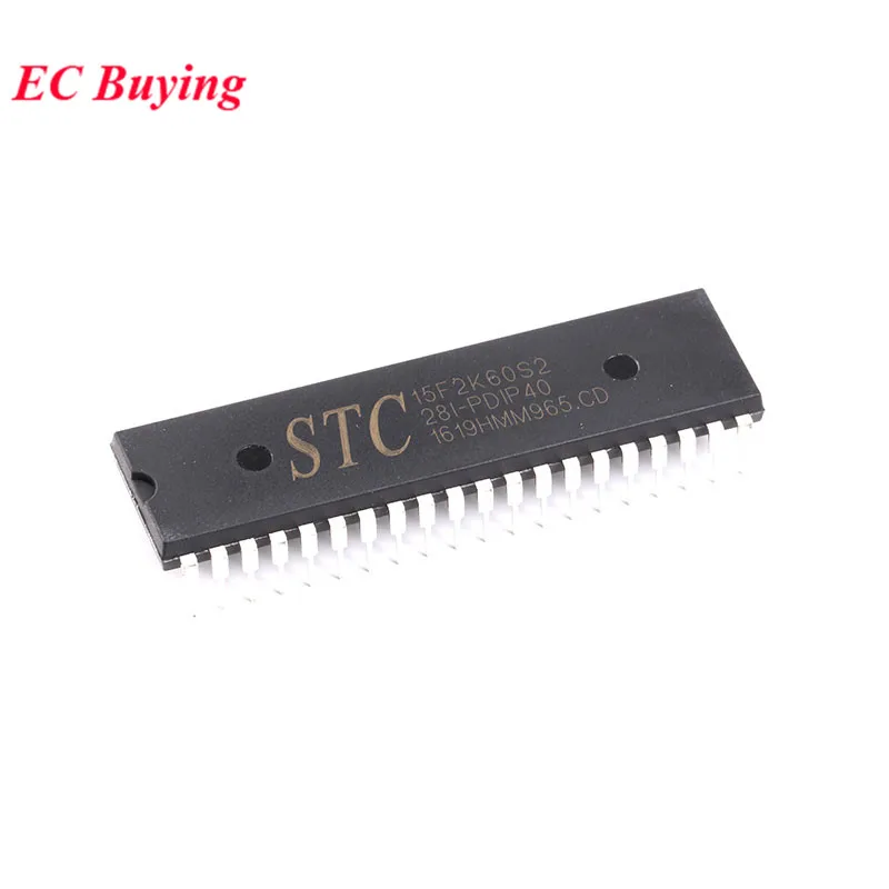 STC15F2K60S2-STC15F2K60S2-28I-STC-15F2K60S2-PDIP40-DIP-40-1T-8051-Microcontroller-MCU-IC ...
