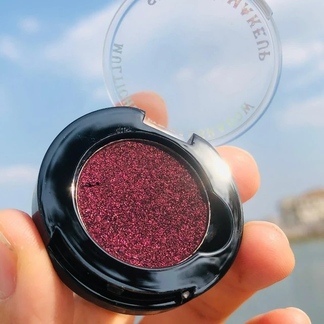 Red And Black Glitter Eyeshadow