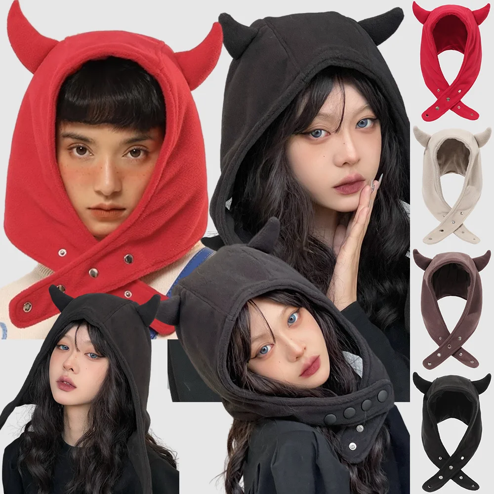 Fashion-Demons-Beanie-Hats-For-Women-Men-Autumn-Winter-Adjustable-Keep ...
