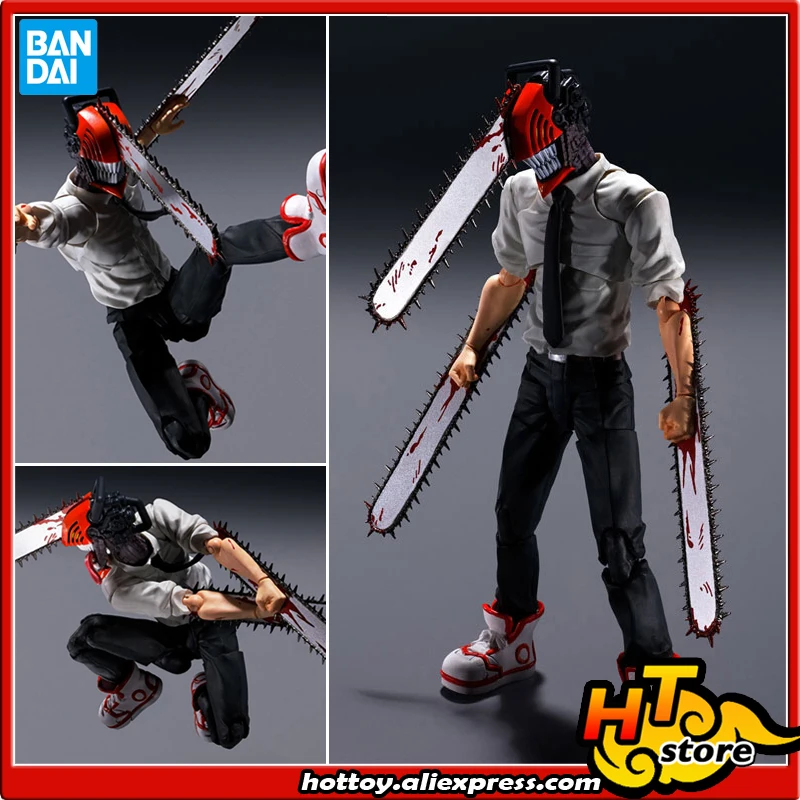 100% 오리지널 반다이 스피리츠 S.H.Figuarts SHF 액션 피규어 Denji "체인톱 맨"| | - AliExpress