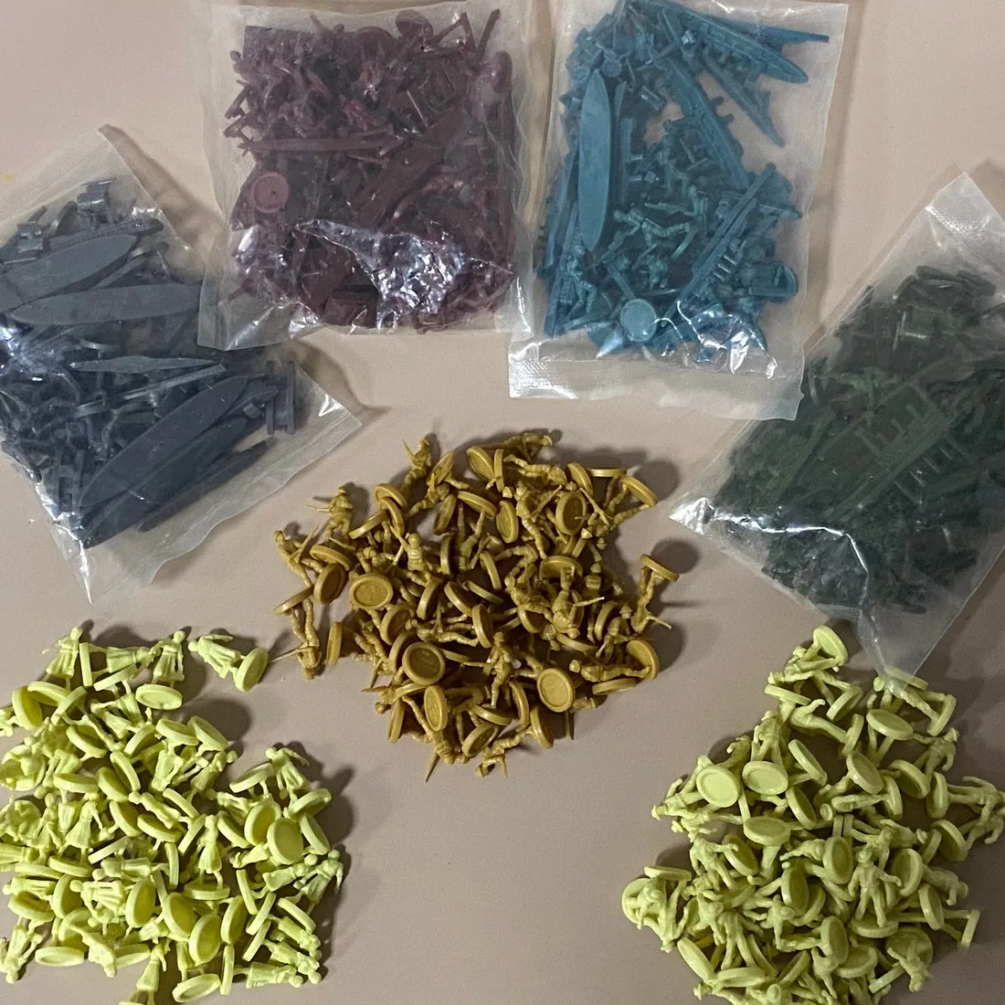 Lot-WW2-Ships-Tanks-Zombies-Soliders-Miniatures-Axis-Allies-Zombies ...