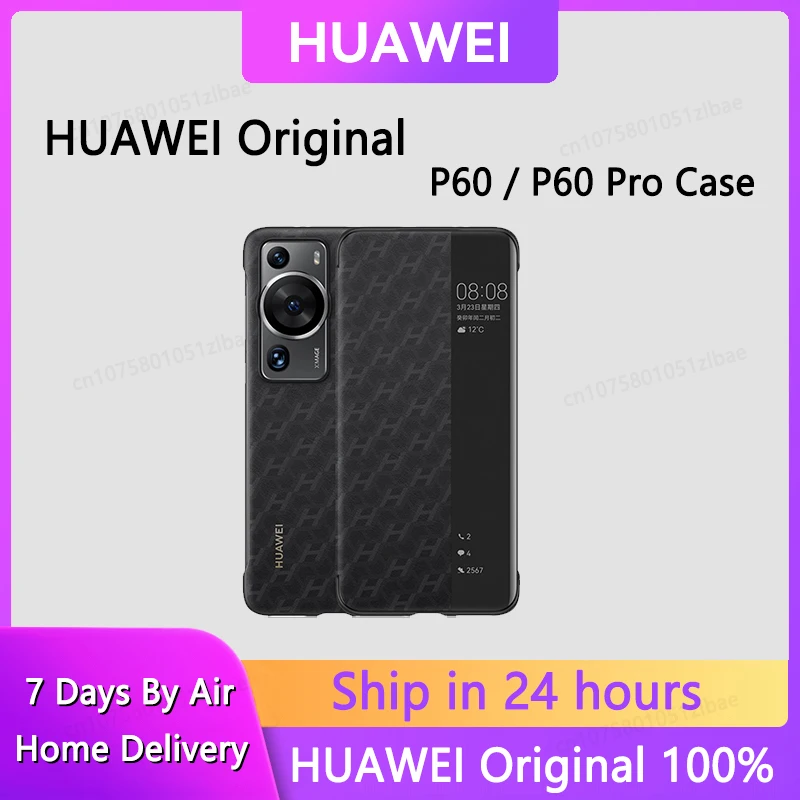Original Huawei P60 Pro Flip Cover With Logo Case For Huawei P60 ...