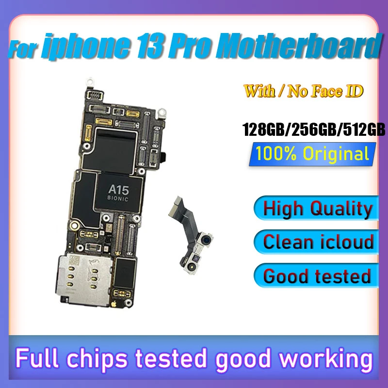 100% Original Logic Board For iPhone 13 PRO Motherboard Unlocked 128G ...