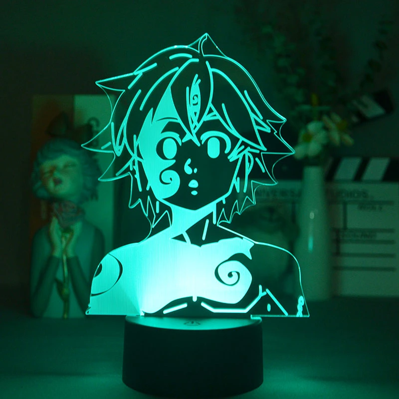 The Seven Deadly Sins Night Light Manga Gadget for Home Room Decorative ...