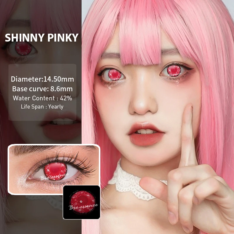 Pink Eye Lenses