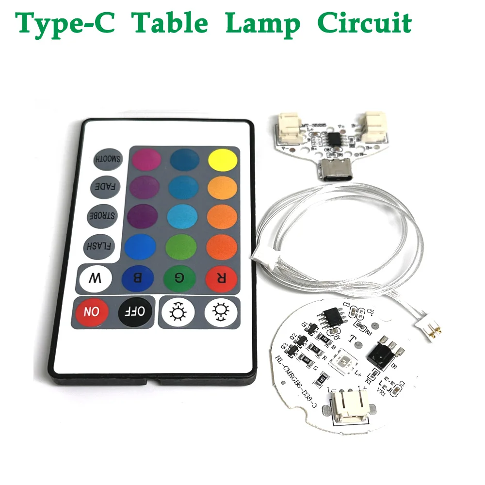 type-C-Table-Lamp-Circuit-Board-USB-Charging-Led-Touch-Small-Night-Lamp ...