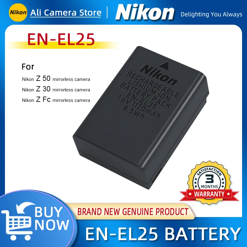 Nikon-EN-EL25-Rechargeable-Lithium-Ion-Battery-for-Nikon-Z30-Z50-Zfc ...