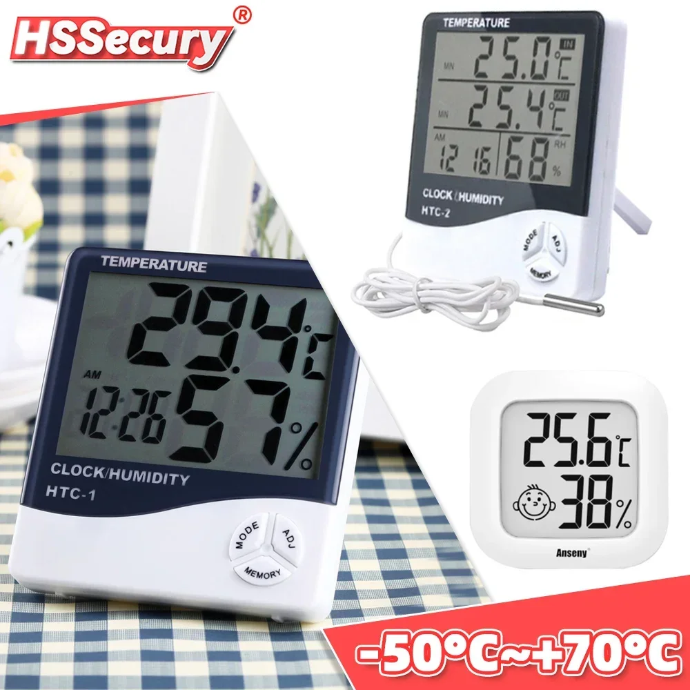 LCD-Electronic-Temperature-Humidity-Meter-Indoor-Outdoor-Thermometer ...