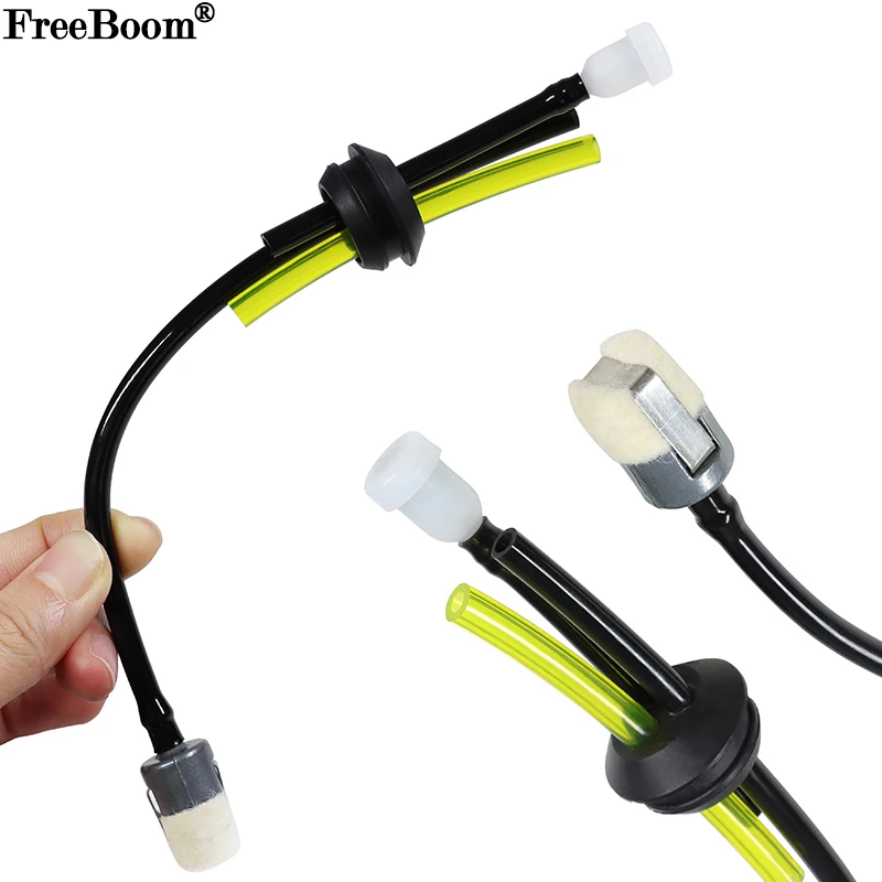 Universal-Grass-Trimmer-Fuel-Line-Filter-Kit-For-Brush-Cutter-Strimmer ...