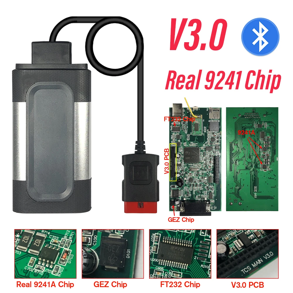 V3.0 2021.11 Real 9241A AMDS DELPHIS OBD2 With Keygen TCS Bluetooth ...