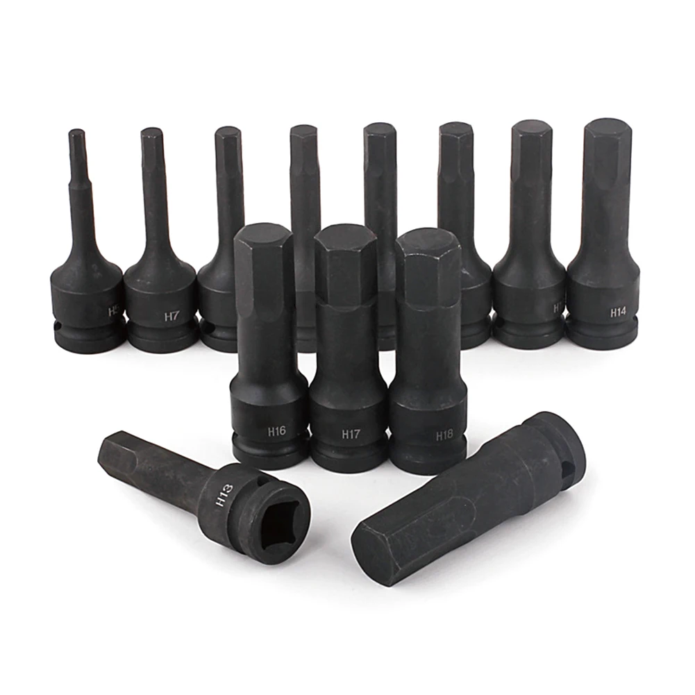 Electric Drill Socket Adapter Air Impact Wrench Hex Head Socket 12.5mm ...