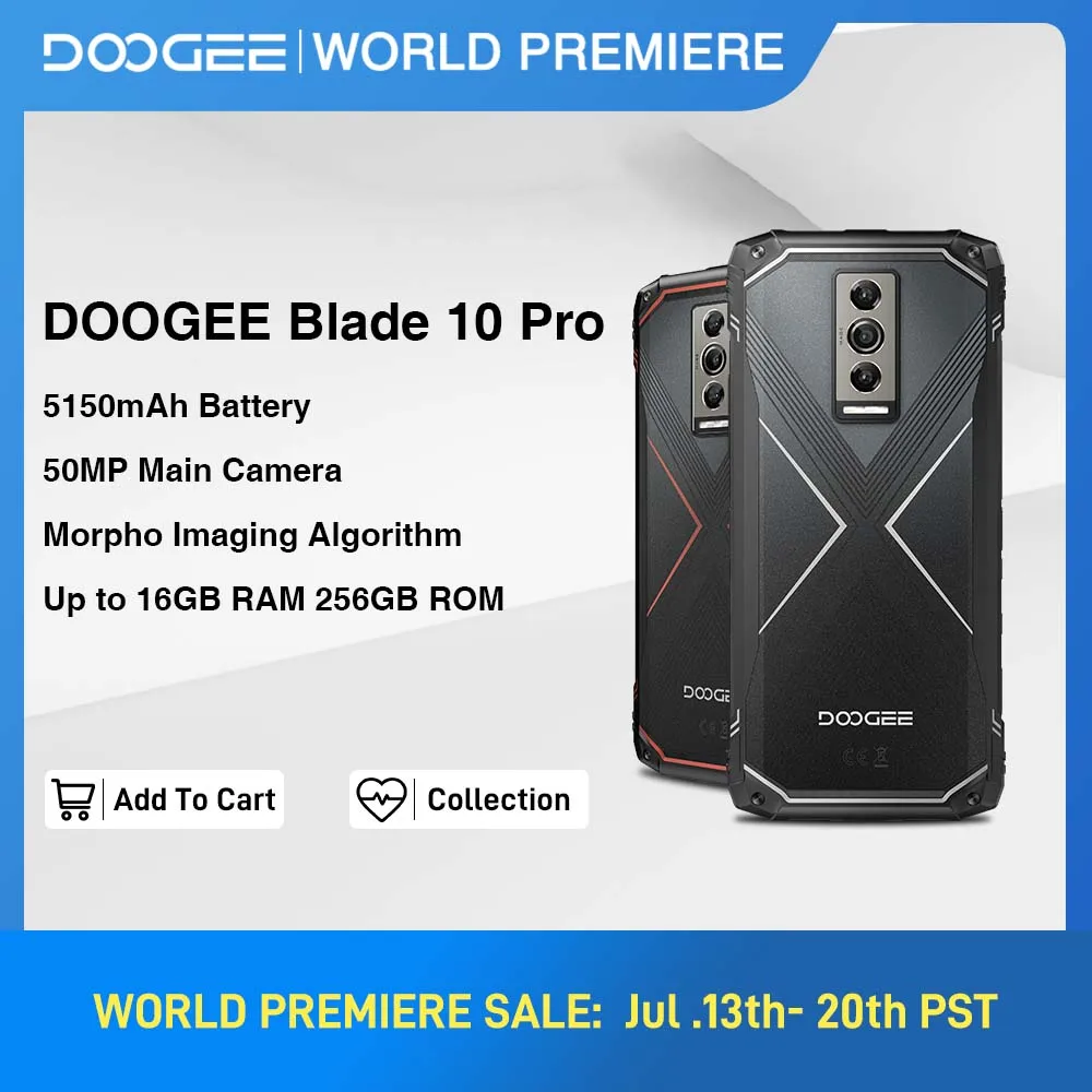 DOOGEE-C-mara-principal-Blade10-Pro-dispositivo-resistente-con-Android ...