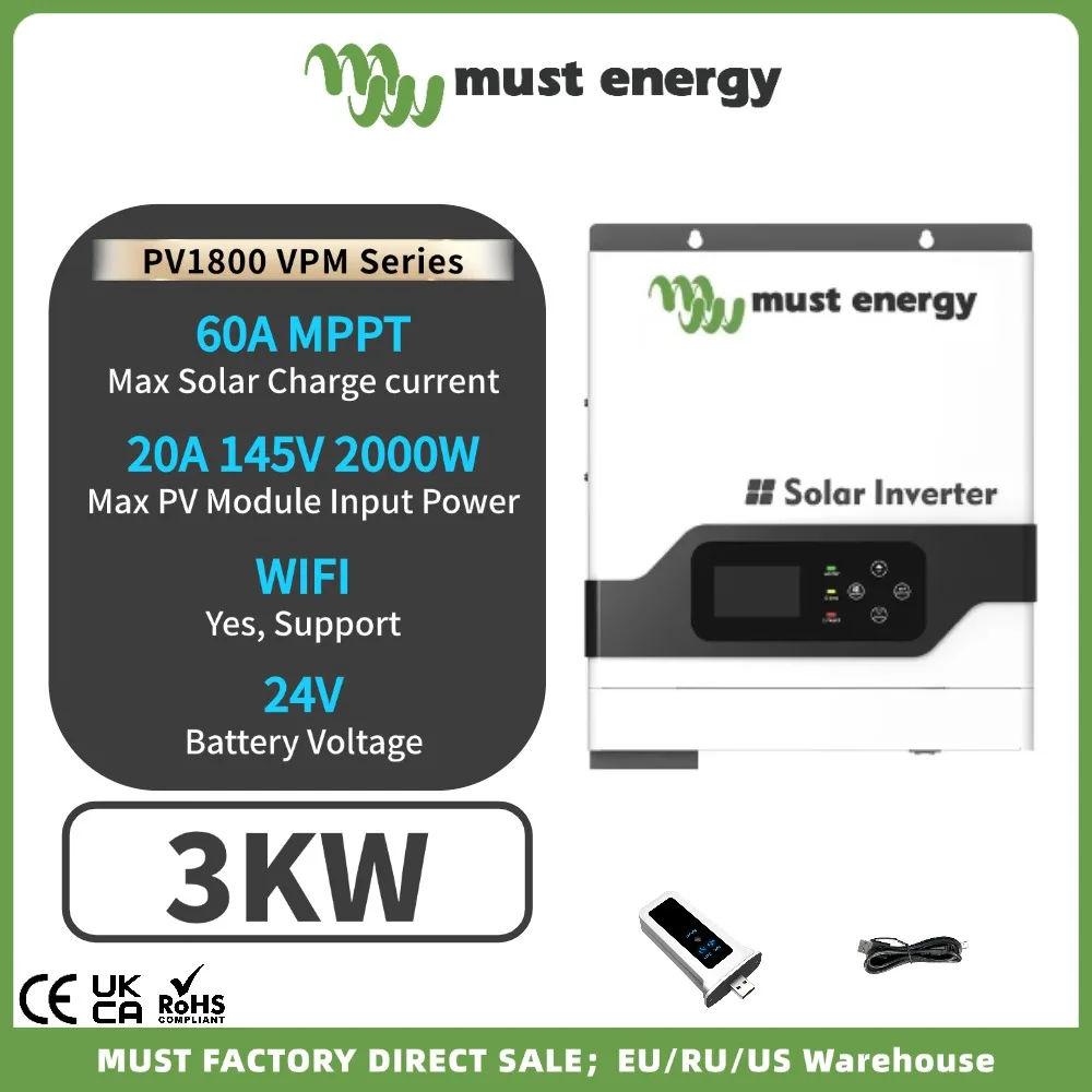 MUST-Energy-3024-VPM-Hybrid-Solar-Inverter-24V-3KW-3000W-Pure-Sine-Wave ...