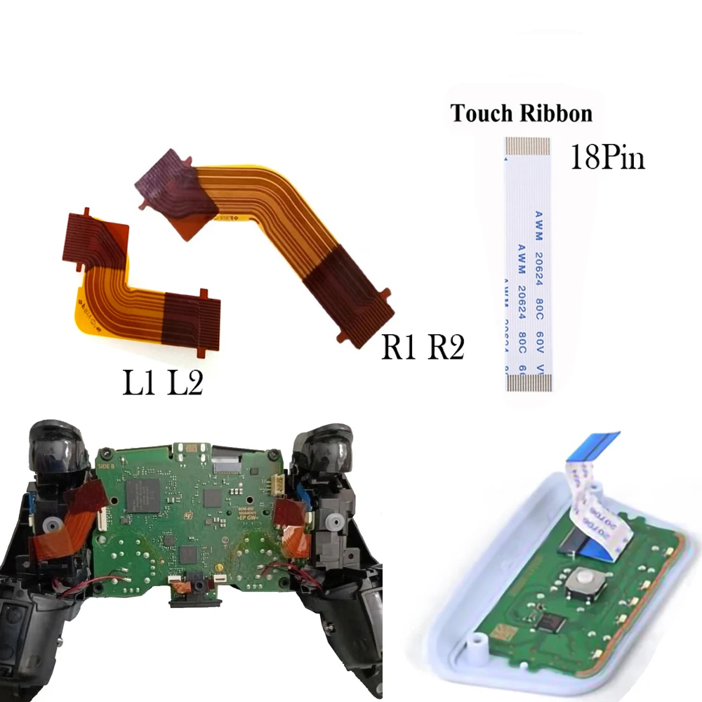 For Dualsense Left Right R1 R2 L1 L2 Motor Connect Ribbon Flex Cable ...