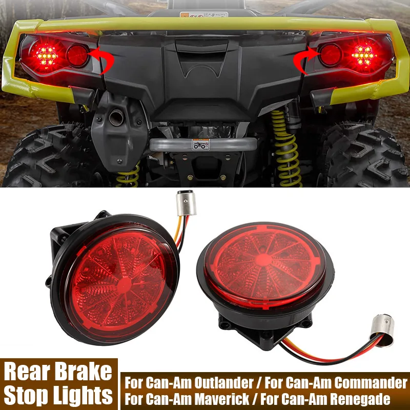 2Pcs-Modified-LED-Tail-Lights-With-Bulb-Fit-For-Can-Am-Outlander ...