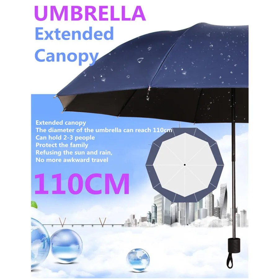 Super-Large-Folding-Umbrella-110CM-Men-Womens-Windproof-Umbrellas-Fold ...