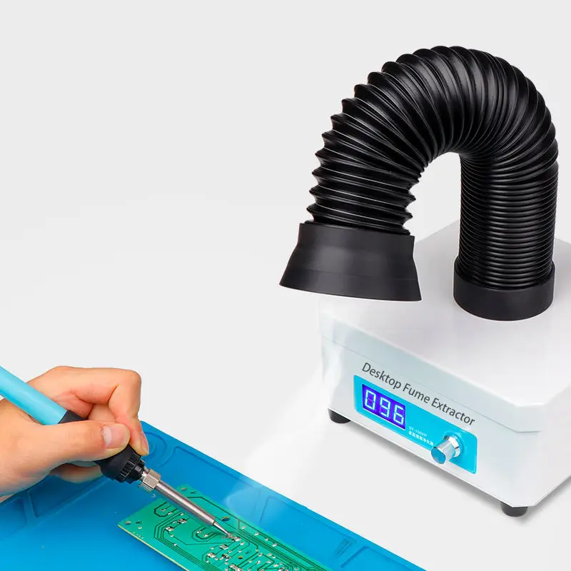 Chuera-130XP 30W Fume Extractor Desktop Soldering Smoke Purifier ...