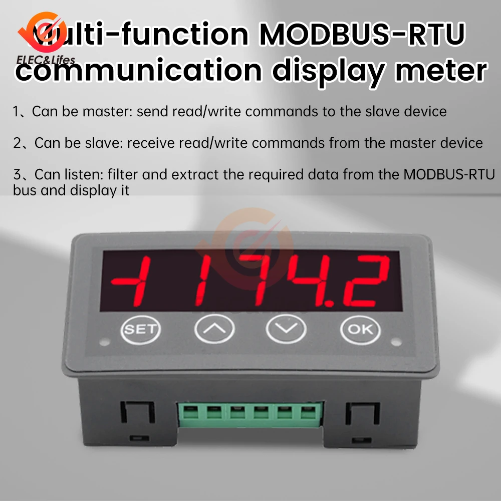 MODBUS-RTU-Communication-LED-Display-Table-RS485-Serial-Port-interface ...